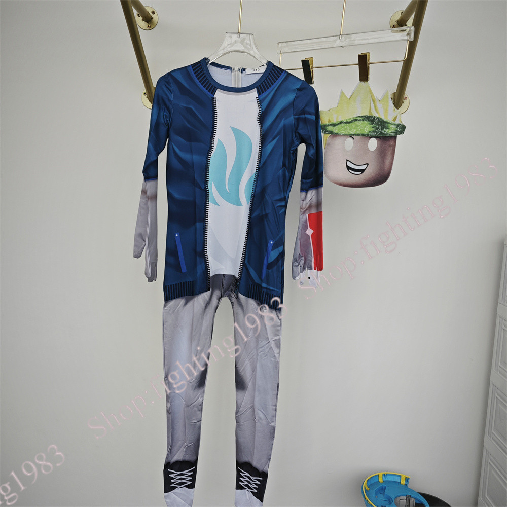 ROBLOX Cosplay Costume for Kids Boy ROBLOXS Bodysuit Mask Terno for ...
