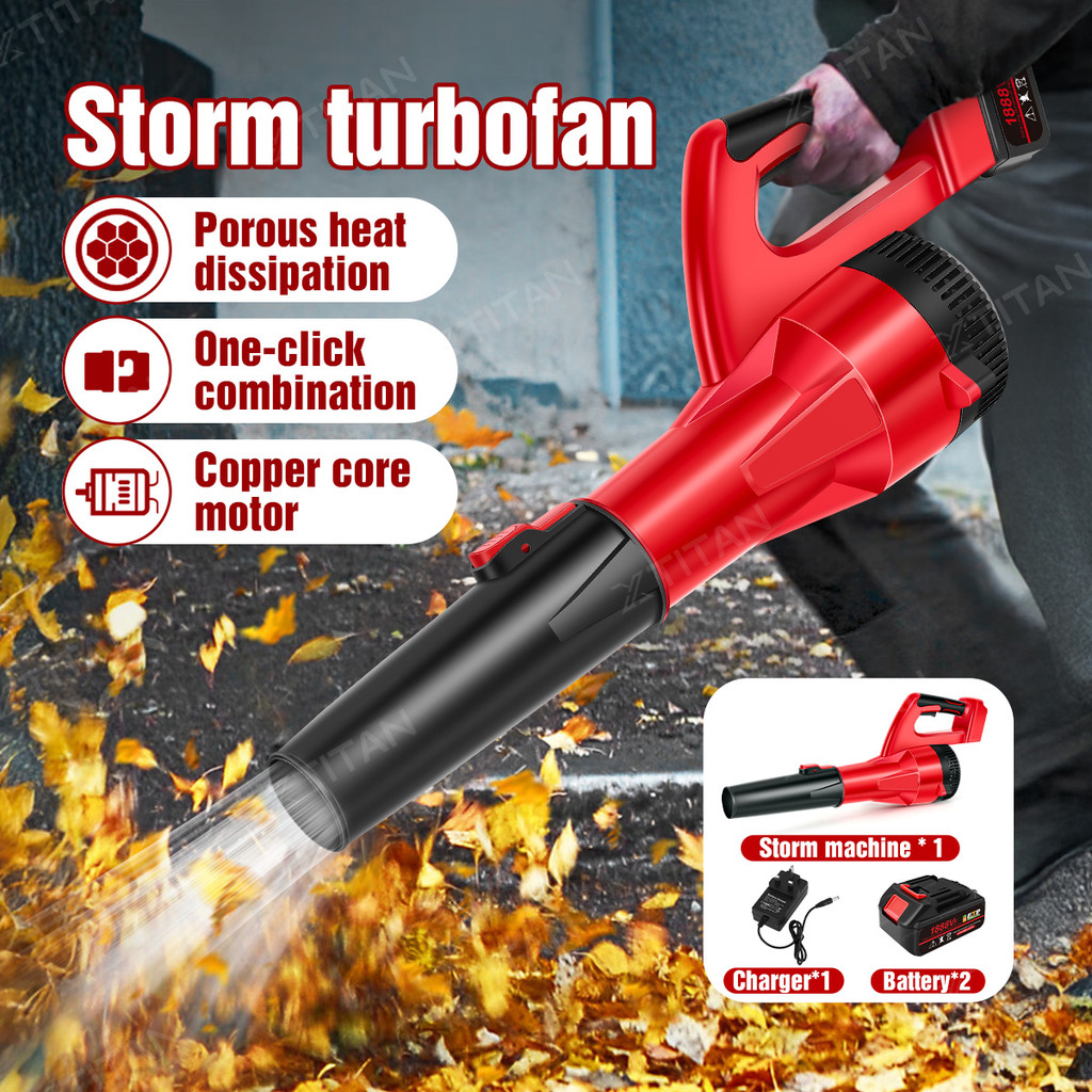 XTITAN Brushless Air Blower Leaf Blower Cordless Air Blower Heavy Duty ...