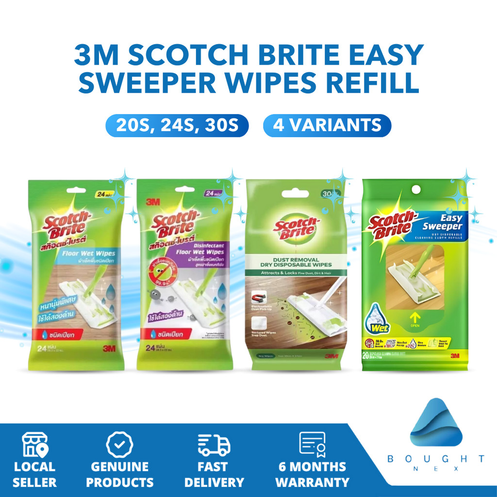 3M Scotch Brite Easy Sweeper Wipes Refill – Fast, Hygienic & Hassle ...