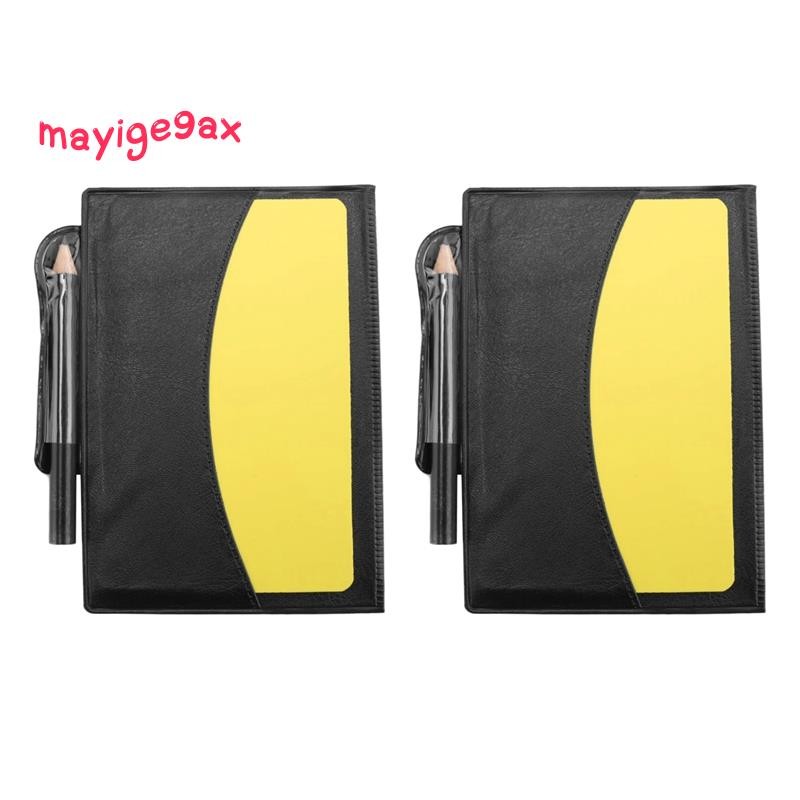 2 Pack Soccer Referee Card Sets,Warning Referee Red and Yellow Cards ...