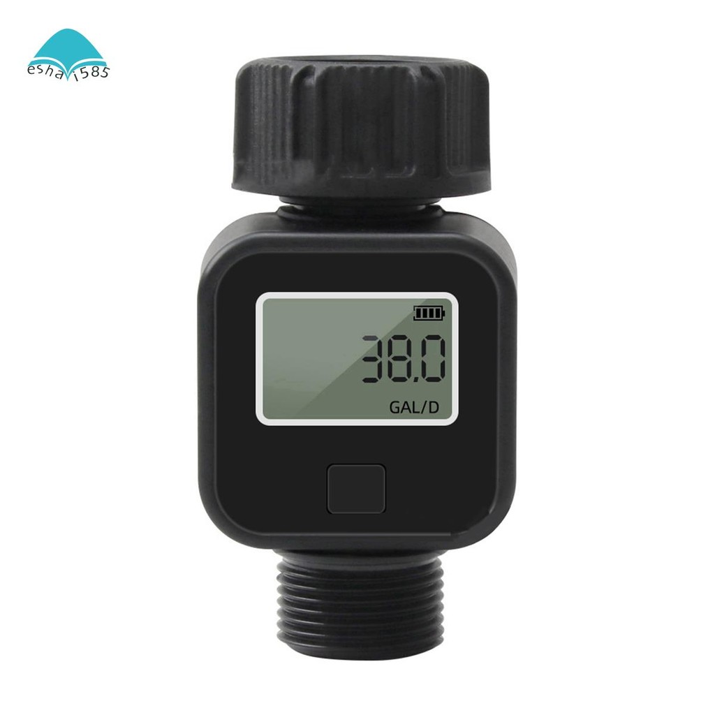 Water Flow Recorder Digital Water Flow Meter 3/4in Hose Water Meter for ...
