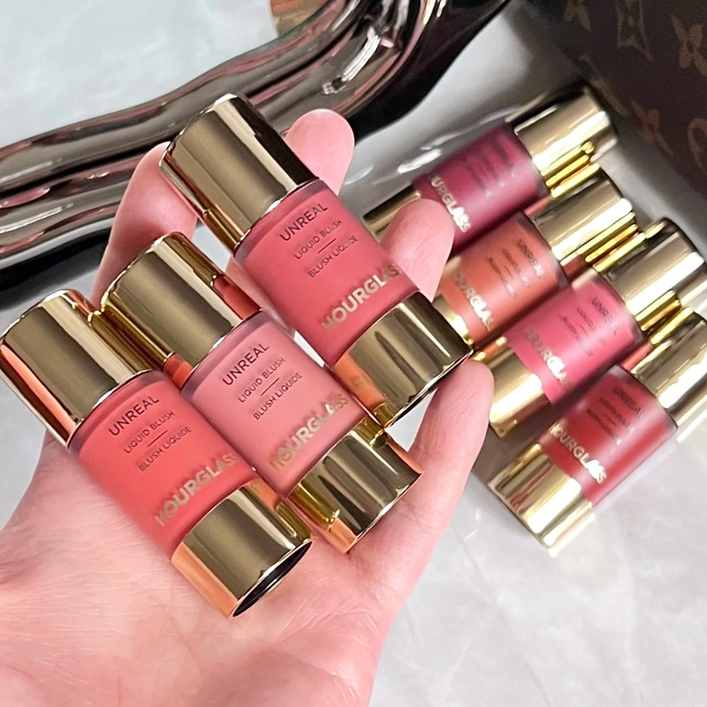 Hourglass new small dropper liquid blush Scene peach pink 10.3ml ...