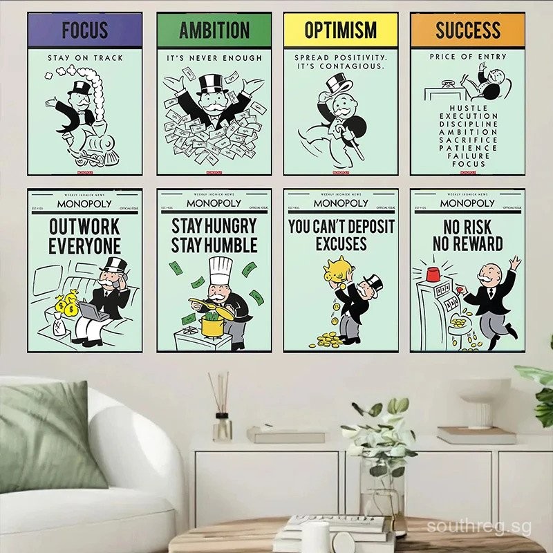 Alec Monopoly Motivational Poster and Prints Inspirational Quotes ...