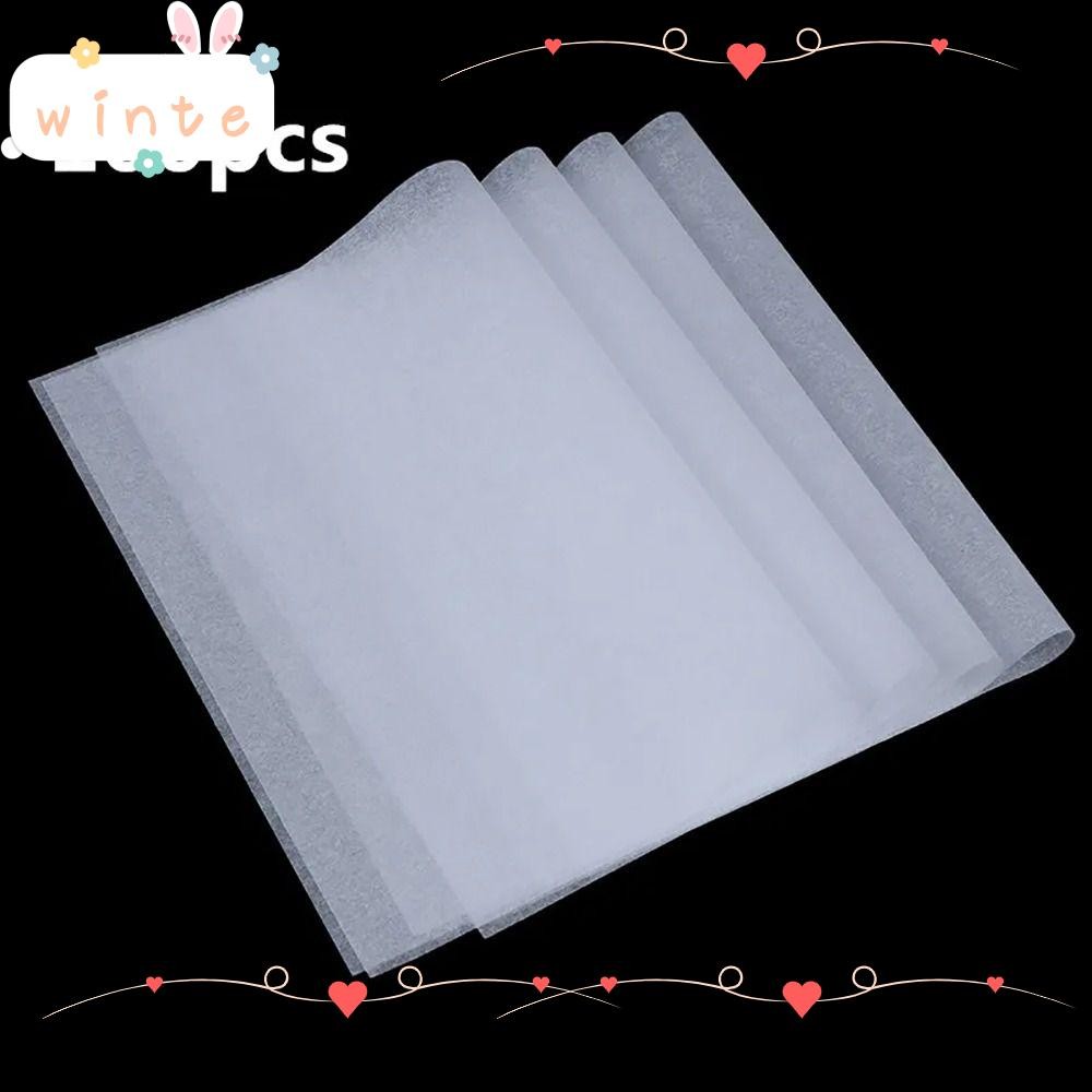 WINTE 100Pcs A4 Tracing Paper, For Student Office Art Supplies ...