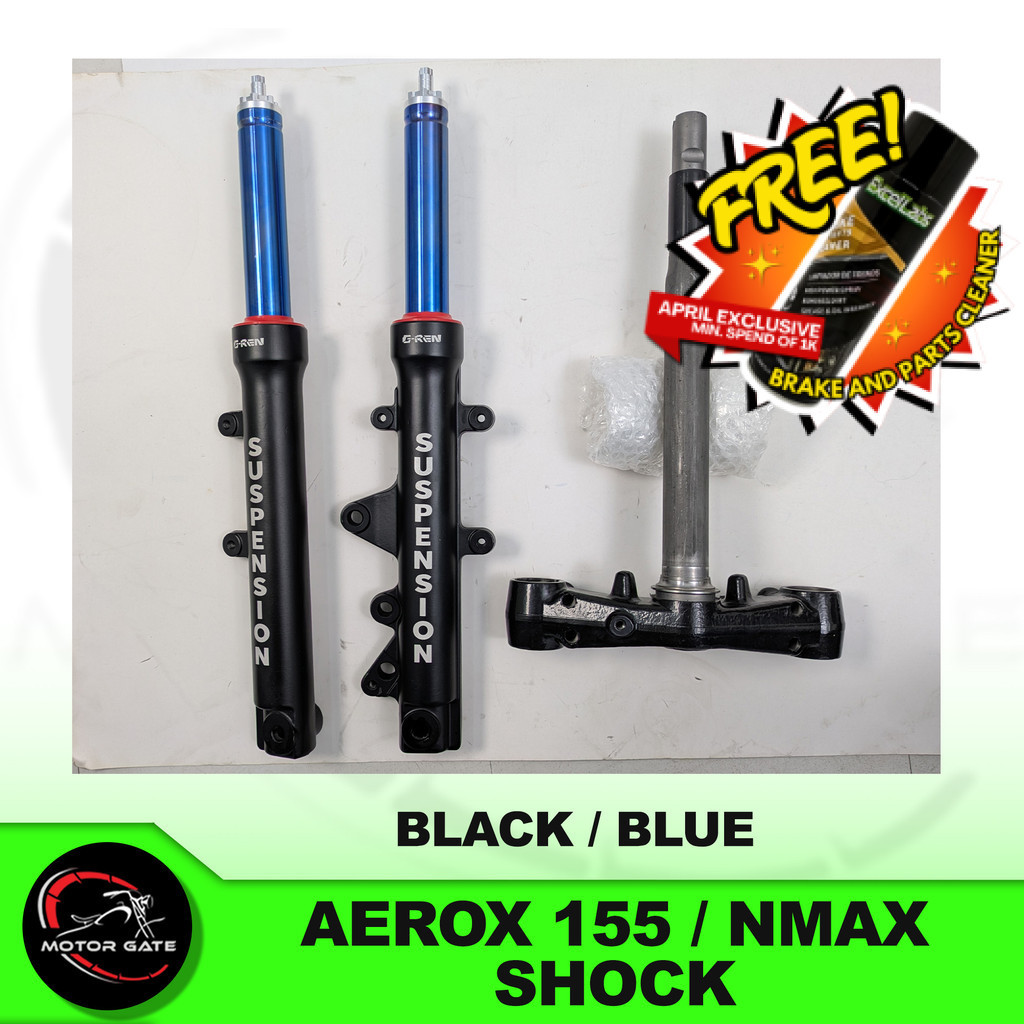 G-REN FRONT SHOCK FOR AEROX 155 / NMAX ( MULTIPLE COLORS ) | Shopee ...