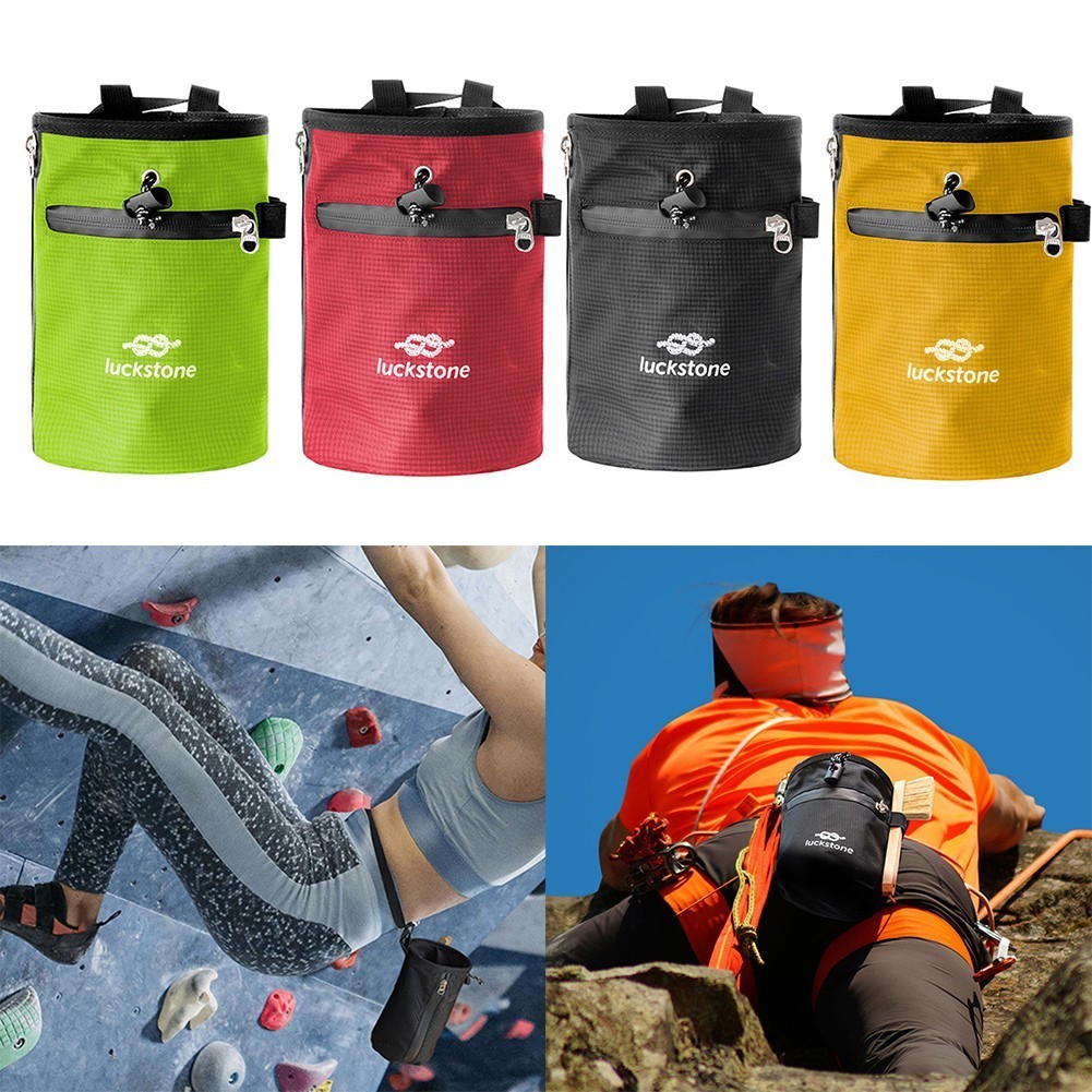 【EVER】Portable Drawstring Chalk Bag Ideal for Rock Climbers ...
