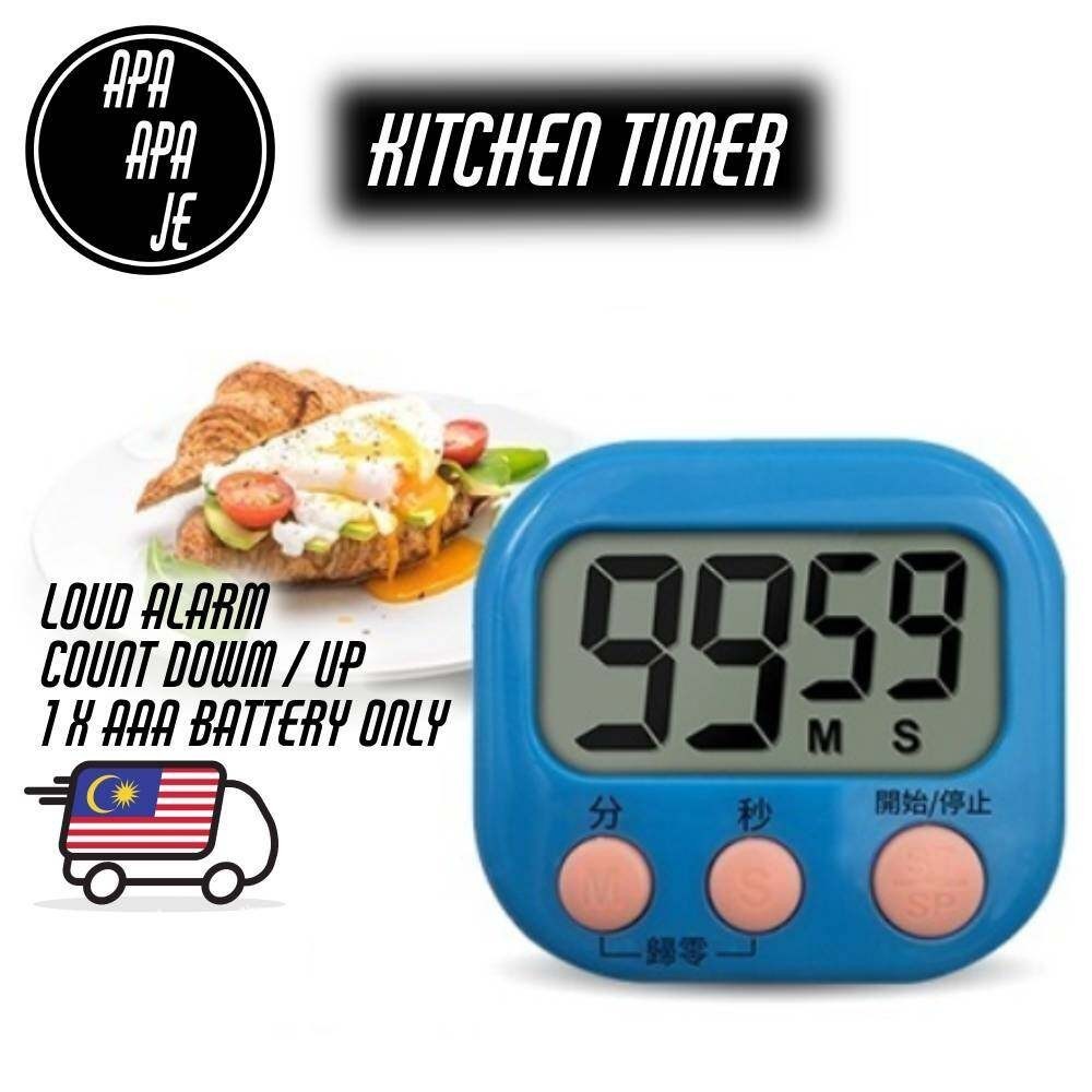LCD Digital Salon Timer Kitchen Cooking Baking Oven Timer Countdown ...