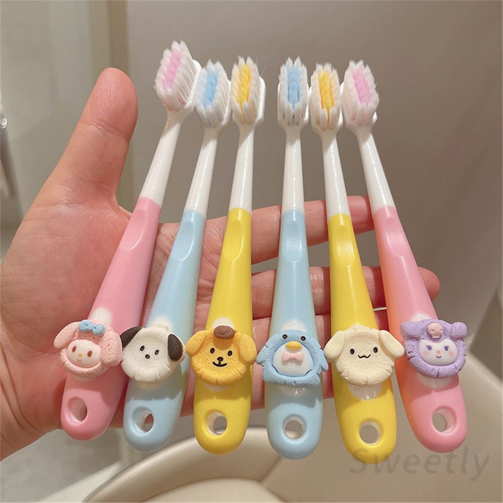 Sweetly Sanrio Children Toothbrush Kawaii Cartoon My Melody Kuromi 3-6 ...
