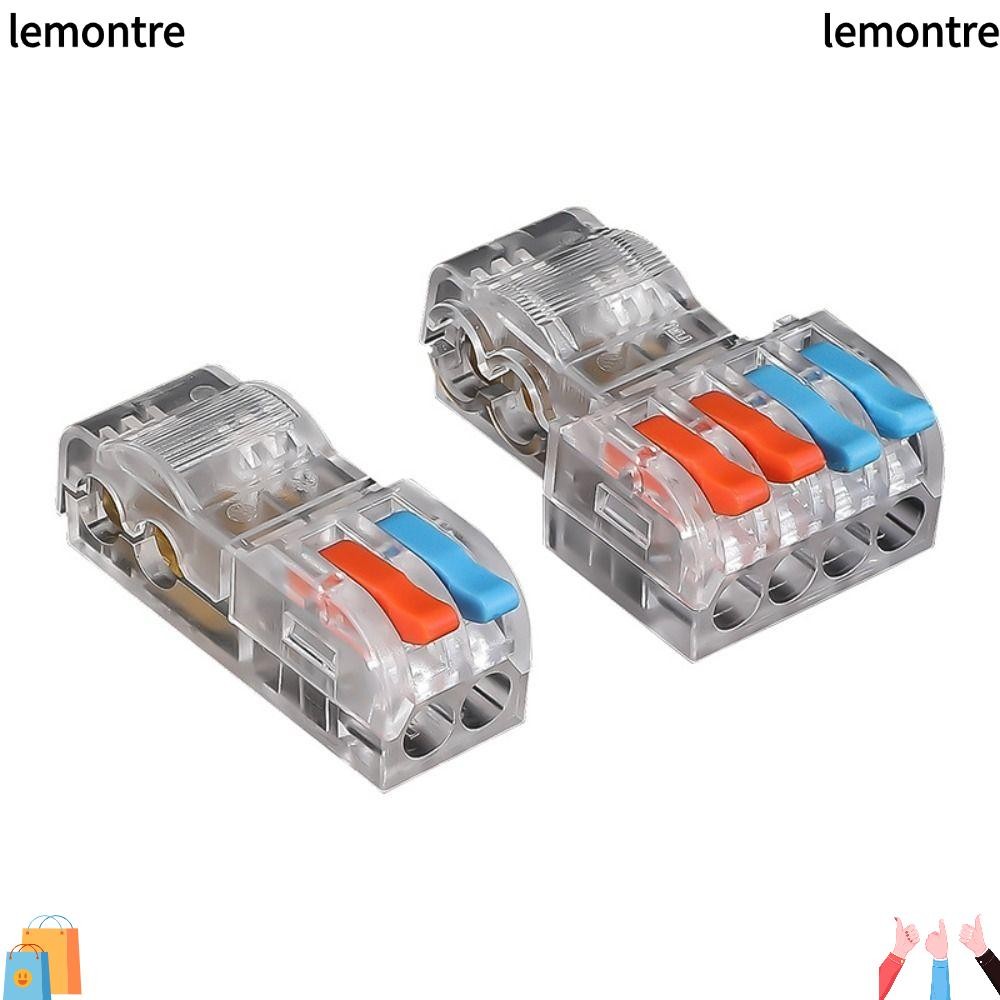 LEMONTRE Quick Terminal Block, Mini T Type Wire Connector, Docking ...