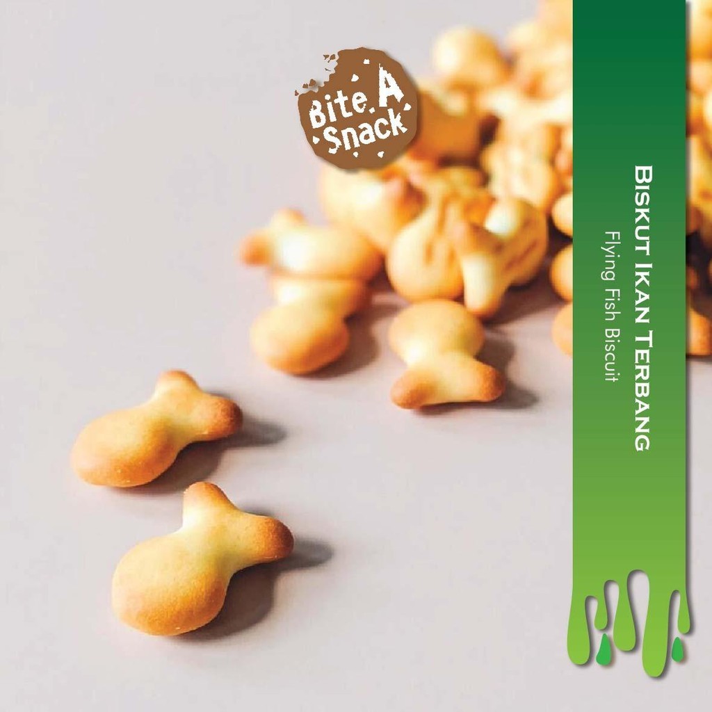 Flying Fish Biscuit | Biskut Ikan Terbang (HALAL) 200g±/pack | Shopee ...