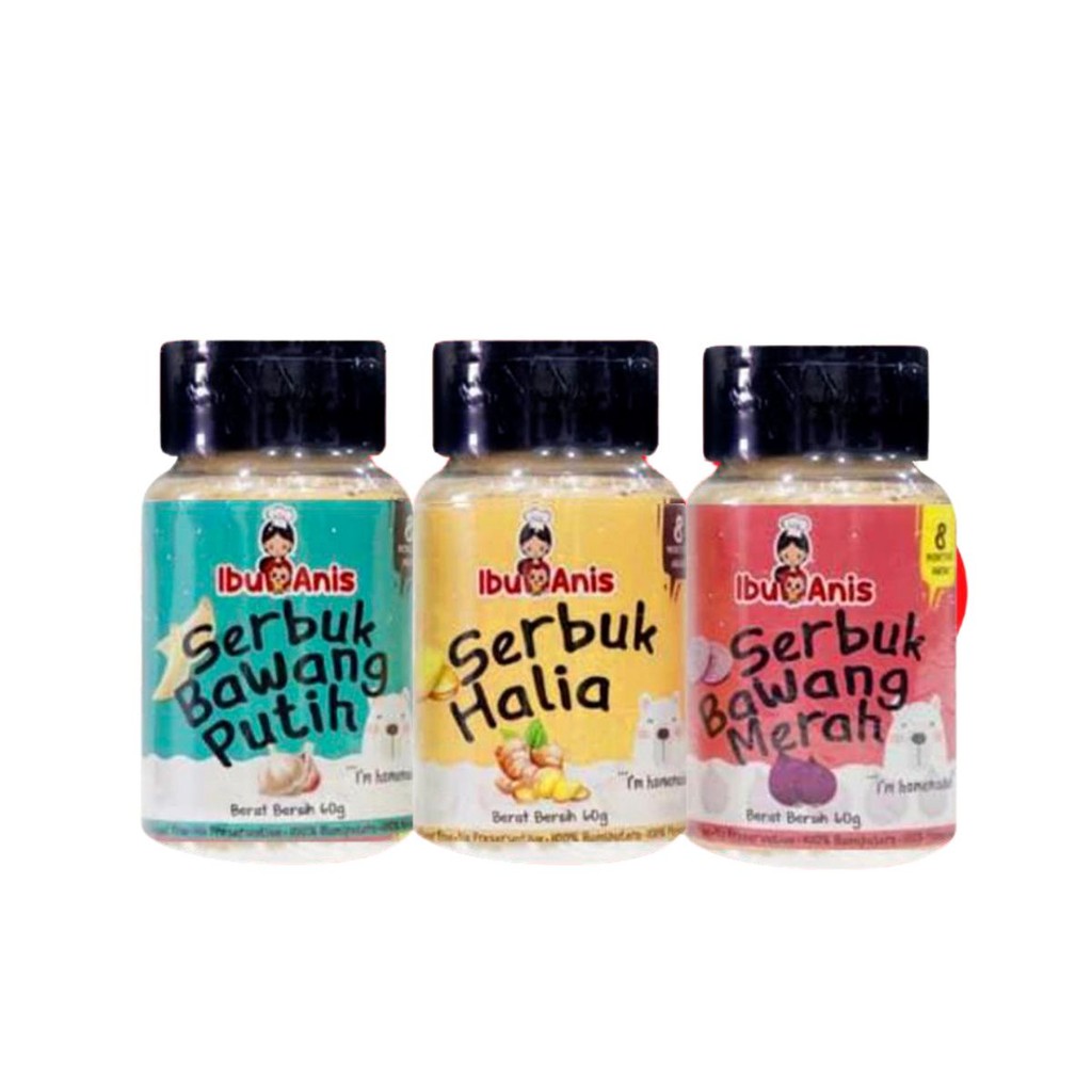 PUTIH MERAH Ibu Anis Food Seasoning Powder Set Basic Shallots Garlic ...
