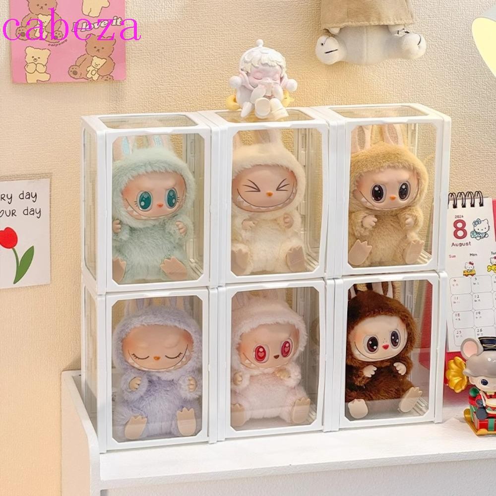 CABEZA Labubu Figures Doll Display Box, Jewelry Ornaments Display ...
