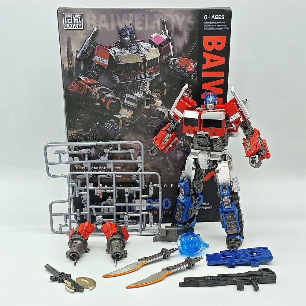 BAIWEI Transformers Optimus Prime Toy Robot Figure TW-1030 ...