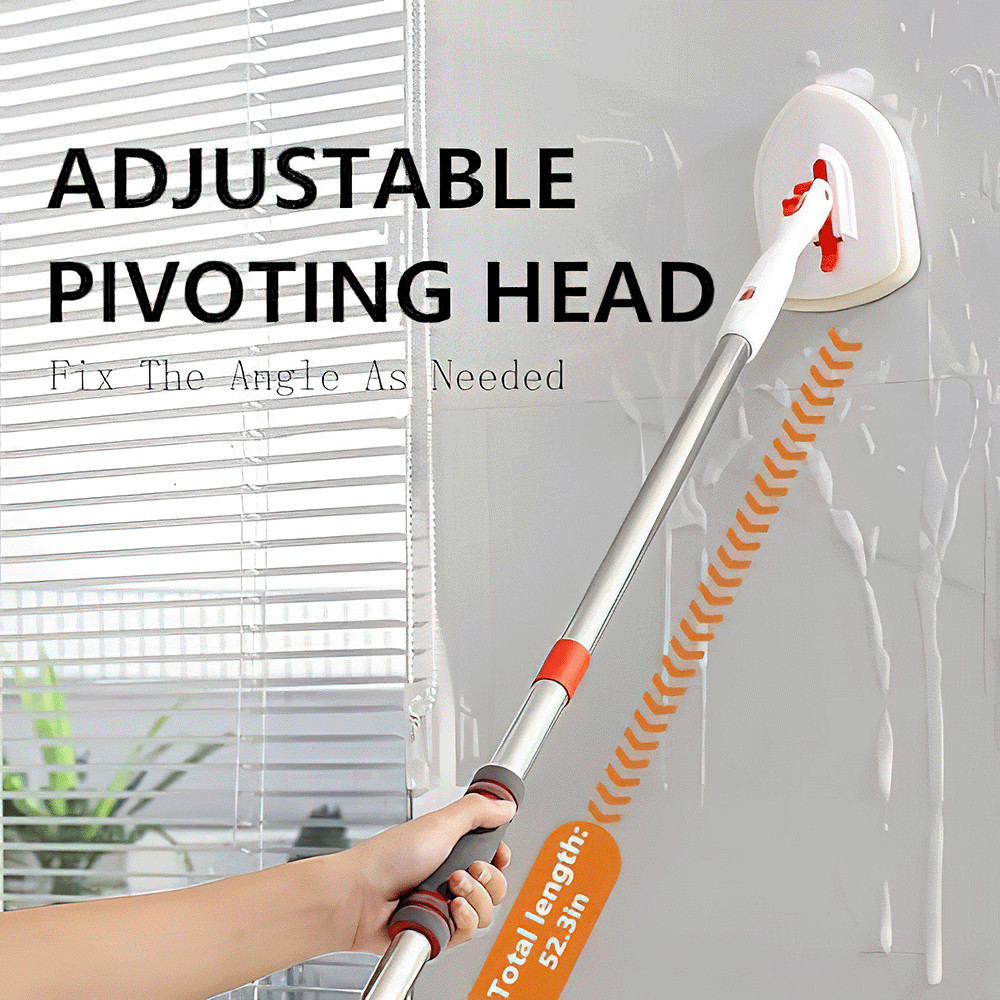 SG Rotating Tile Stretchable Pole Scrubber Brush Long Handle Stiff ...
