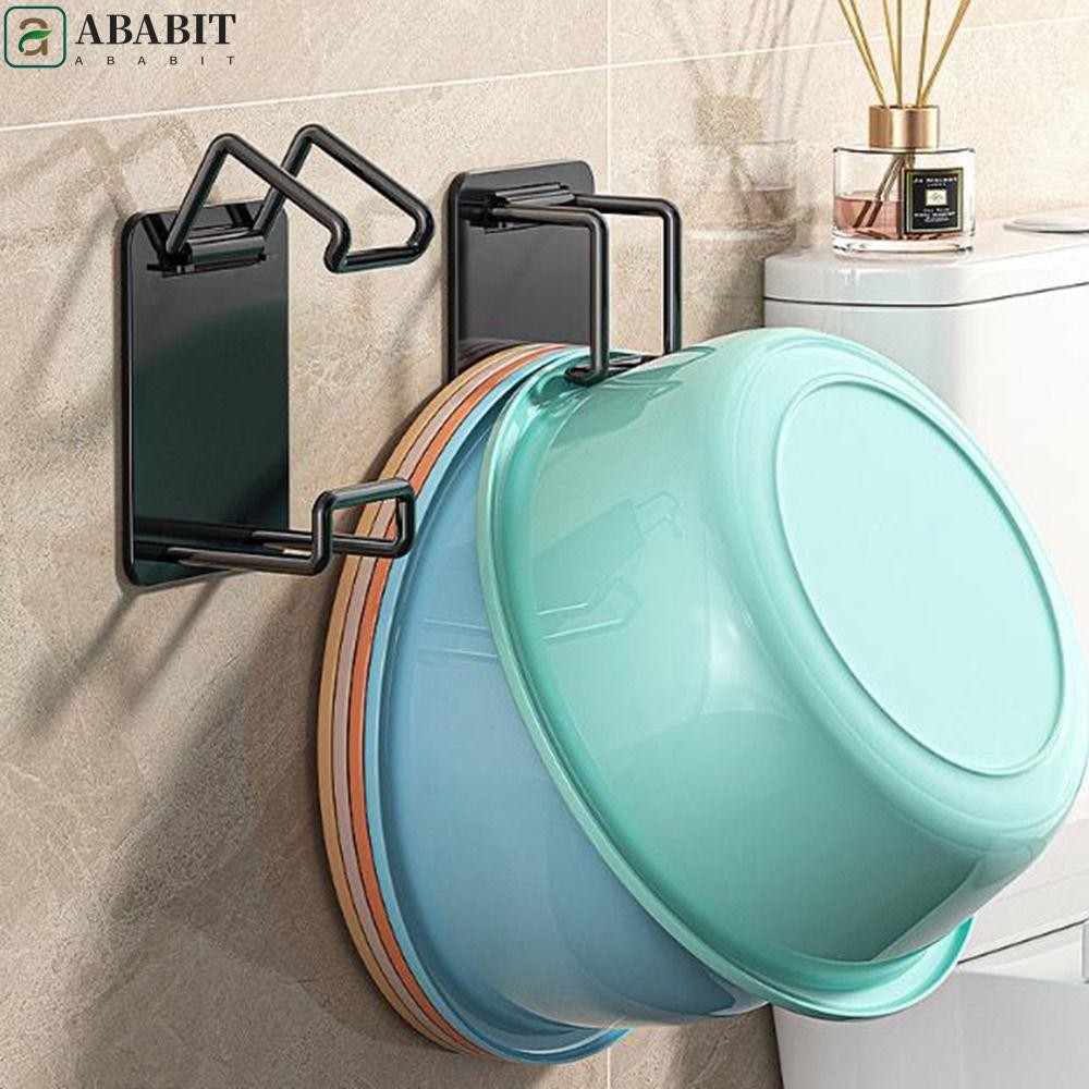 ABABIT Washbasin Rack, Stainless Steels Black Washbasin Holder ...