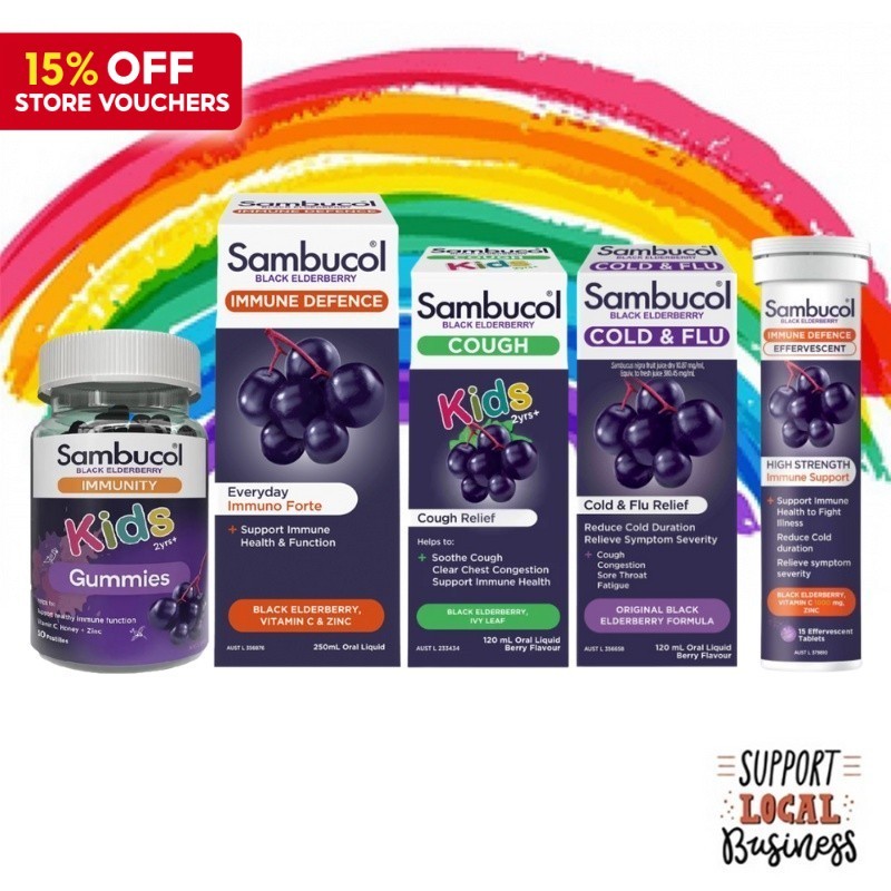 [Crazy Sale] - Sambucol Kids Immunity Gummies, Immune Defence, Immune ...