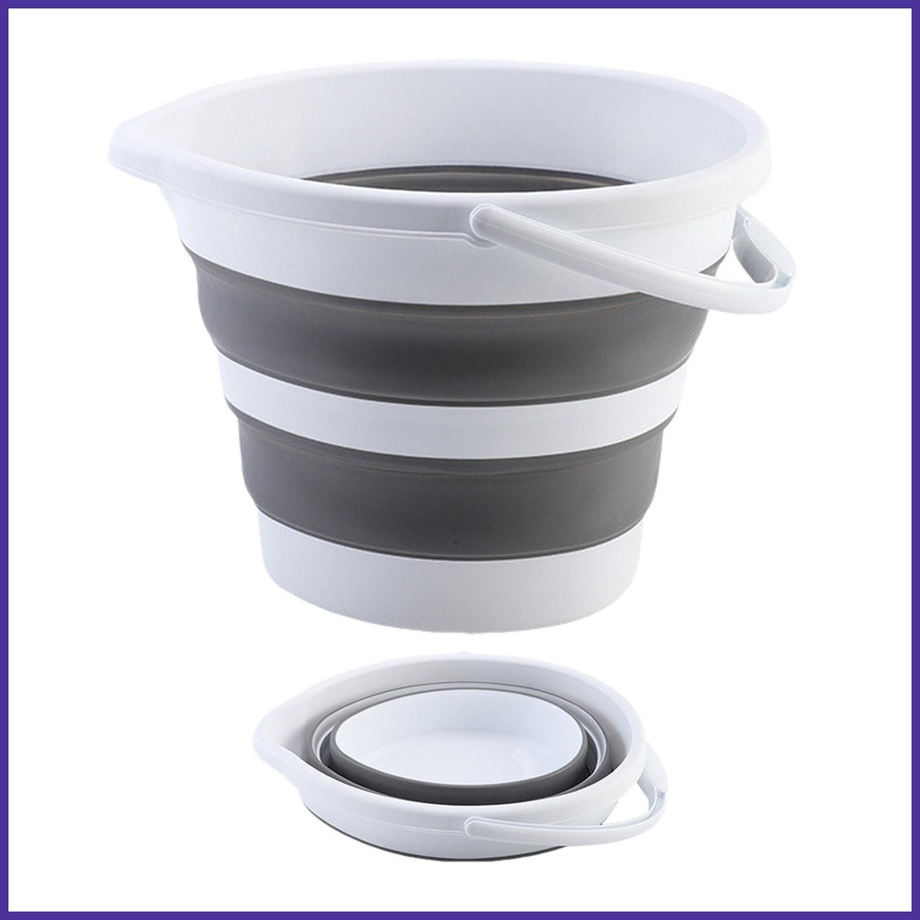 Folding Bucket Foldable Outdoor Fishing Bucket Household Water ...