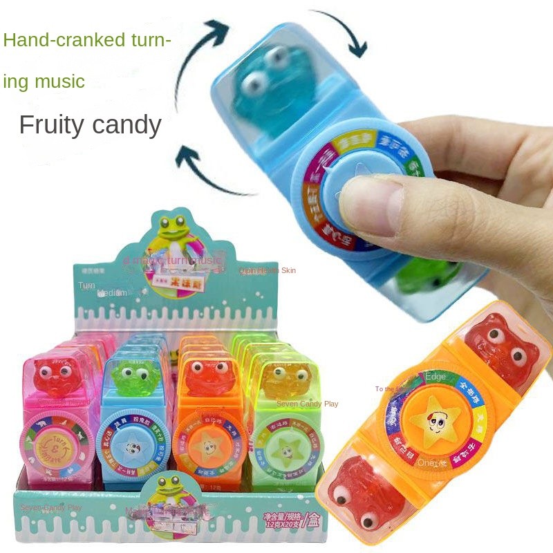 Children's Creative Candy Hand-Cranking Hand Spinner Magic Rotating ...