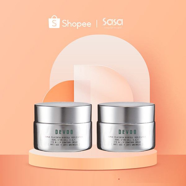 DEVDO®Human Placenta BioCell Replication + Dual Stem Cell Eye & Lip ...