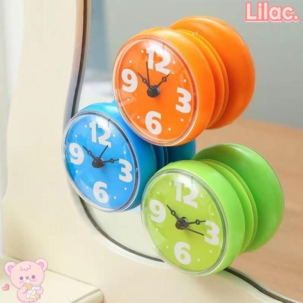 LILAC Shower Clock, Round Waterproof Wall Clock, Modern with Suction ...