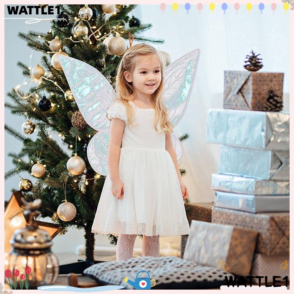 WTTLE Fairy Wings, Sparkle Halloween Costume Princess Angel Wings ...