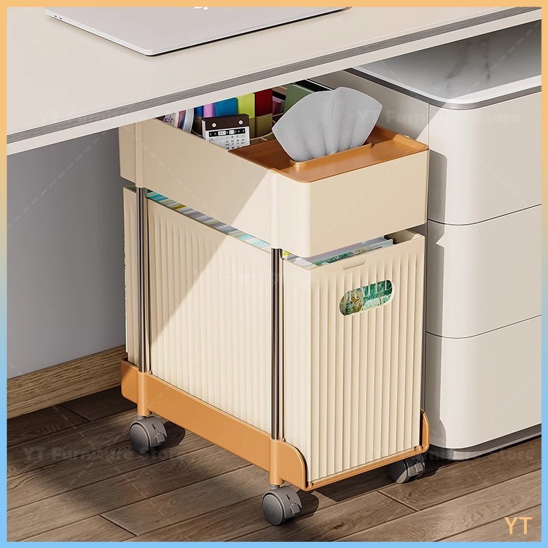 Movable Trolley Rack Storage Organizer Tray Livingroom Trolley ...