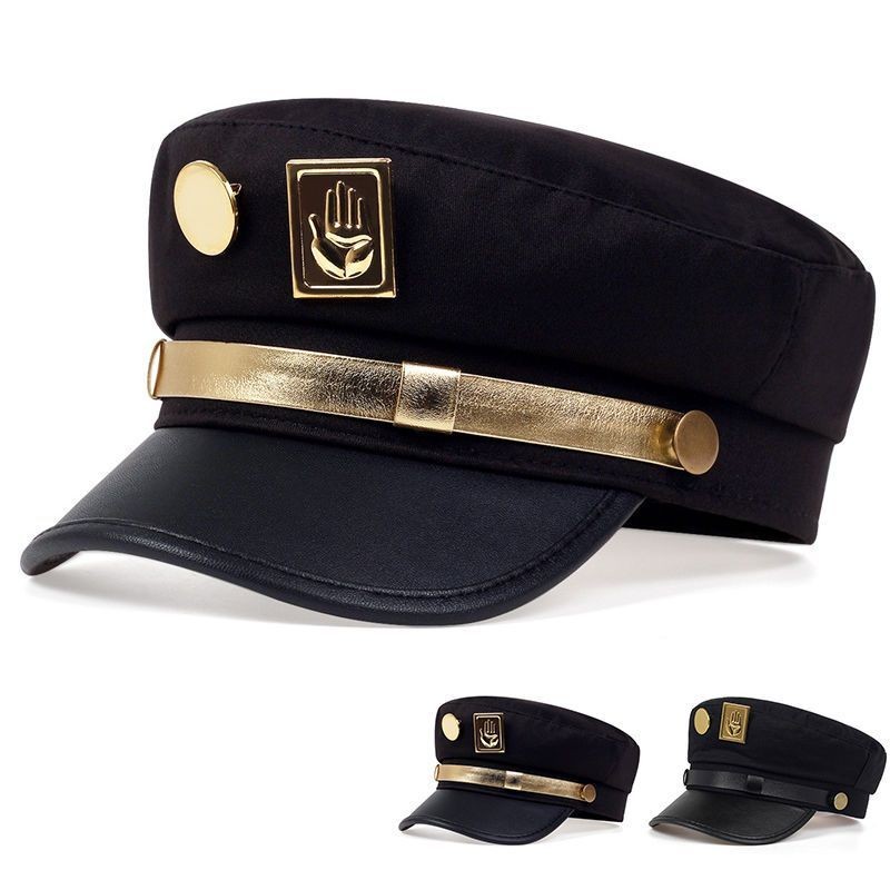 jojo Fantastic Adventure Anime Navy JoJo Kujo Jotaro Hat Winter Hat Can ...
