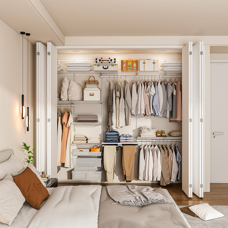 Metal Wardrobe Open Wall Wardrobe Metal Cloakroom Wardrobe and Cabinet ...