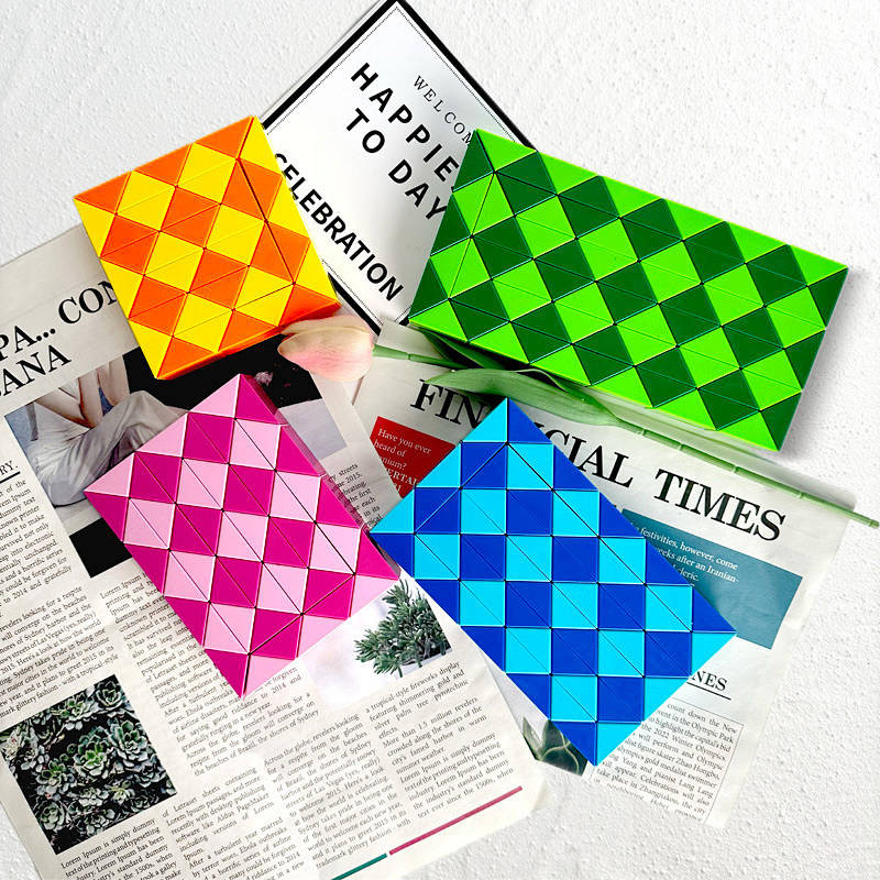 Rubik's Snake Children's 24 Segment 36 Segment 48 Segment 72 Rainbow ...