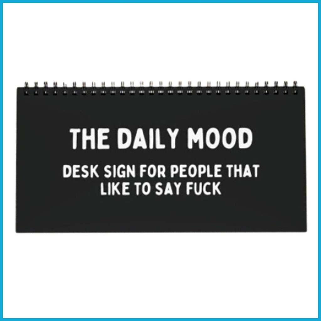 Daily Mood Desk Chart Emotion Desktop Flipchart Novelty Turning Over ...