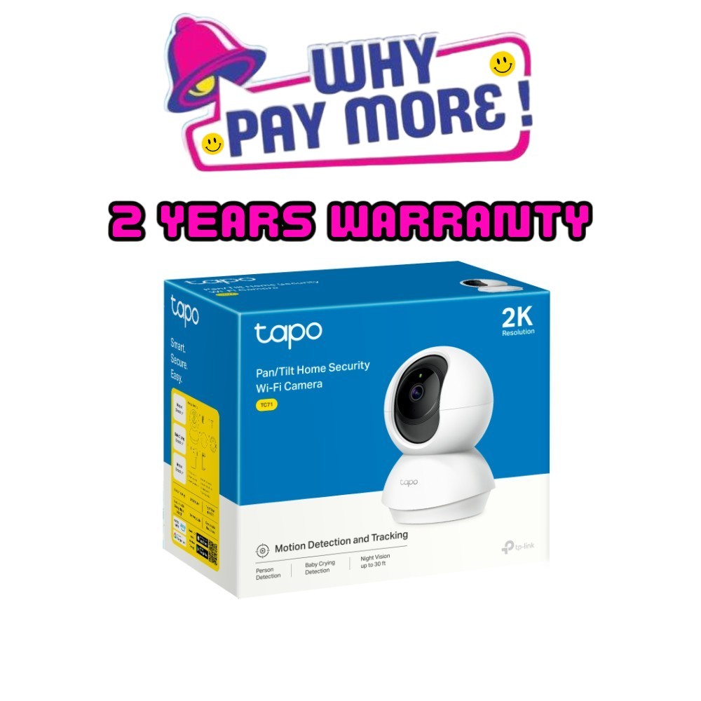 TP-LINK Tapo C210 Pan/Tilt Home Security Wi-Fi Camera | Shopee Singapore