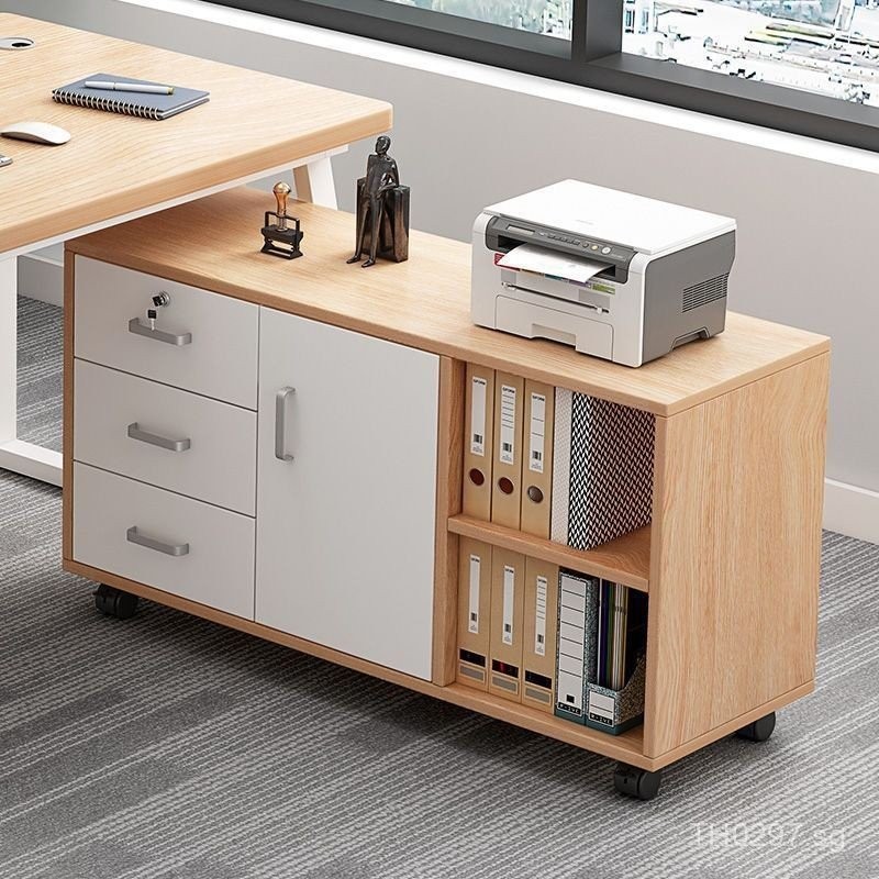 Multi-layer File Cabinet Floor-standing Storage Cabinet Under-desk ...
