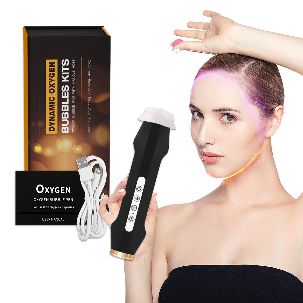 Portable Rotating Oxygen Bubble Pen CO2 Pods Bubble Skin Rejuvenation ...