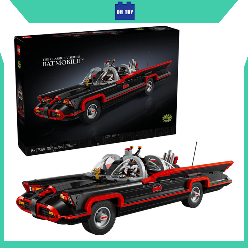 76328 DC Batman: The Classic TV Series Batmobile, Collectible Car ...