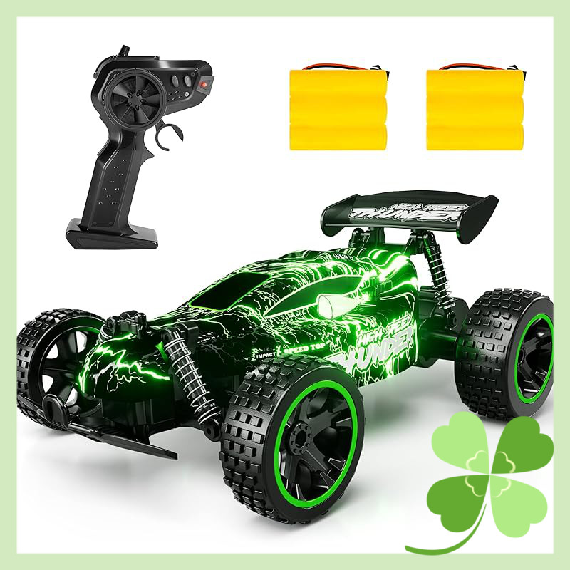 Remote Control Racing Car for Kids - 2WD Off-Road RC Toy with 60-Minute ...