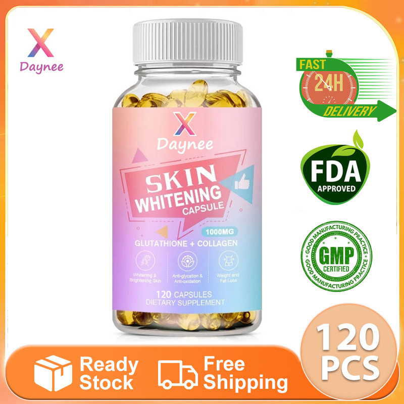 Daynee Glutathione+Collagen Skin Whitening Capsules 1000mg Effectively ...