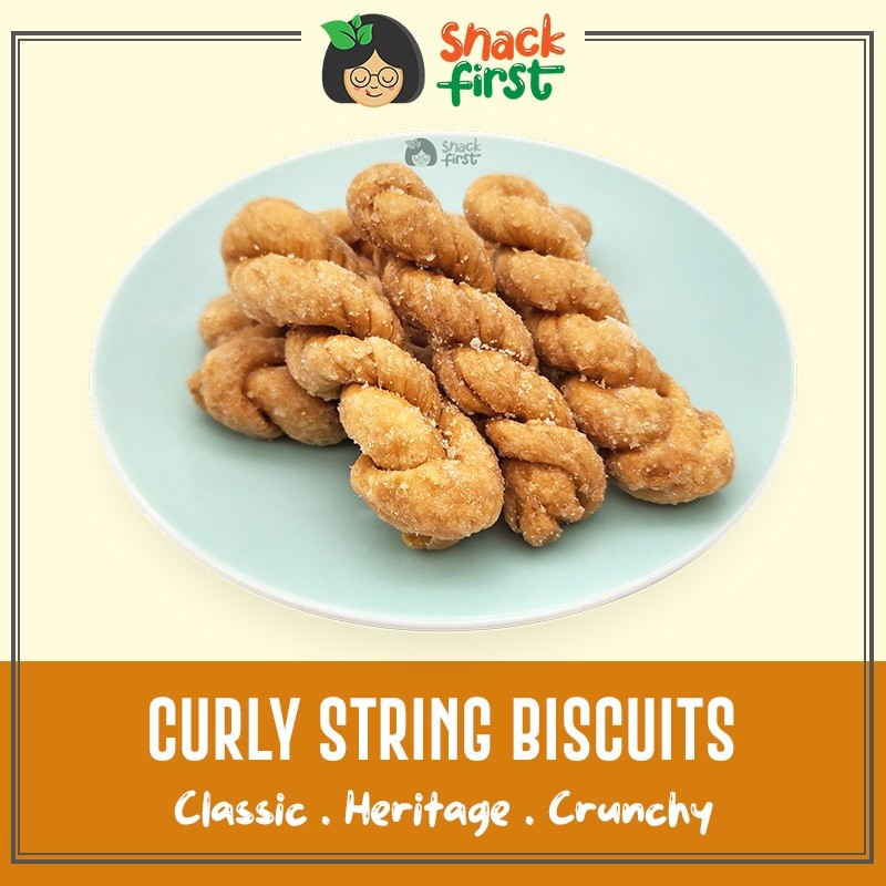 SnackFirst Curly String Biscuits 150g/600g Old School snacks with ...