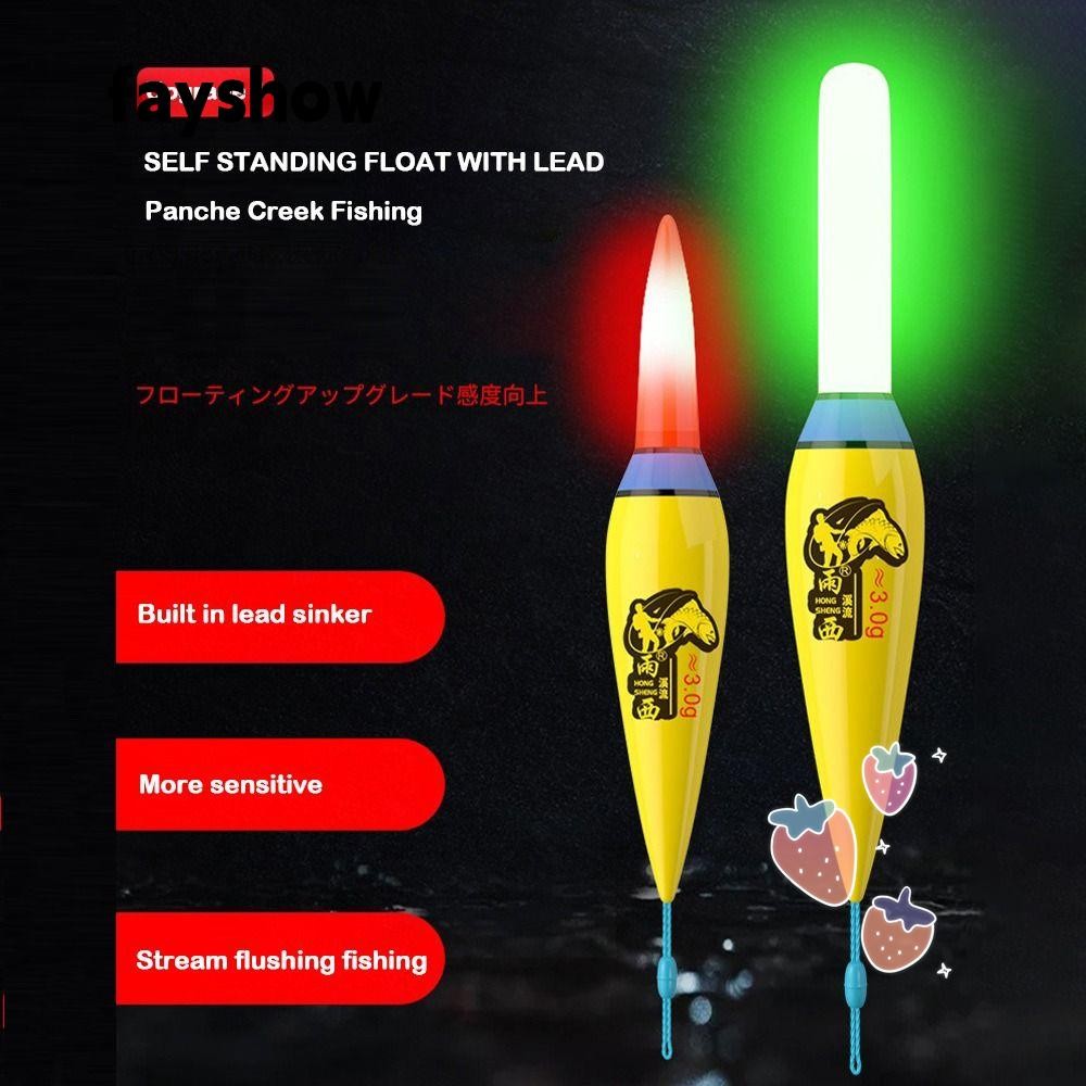 FAY 2PCS Electronic Fishing float, Indicator Slip Drift Tube Light ...