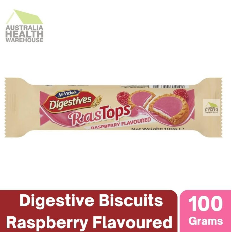 [Expiry: 16/05/2025] Mcvitie's Digestives RasTops Raspberry Flavoured ...