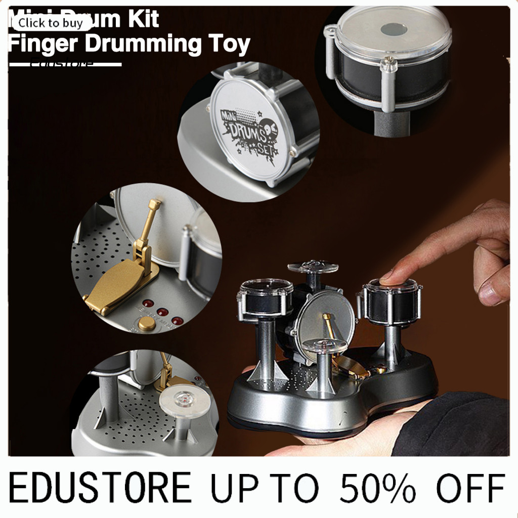Electronic Drum Pad Portable Electronic Finger Touch Mini Drum Kit for ...