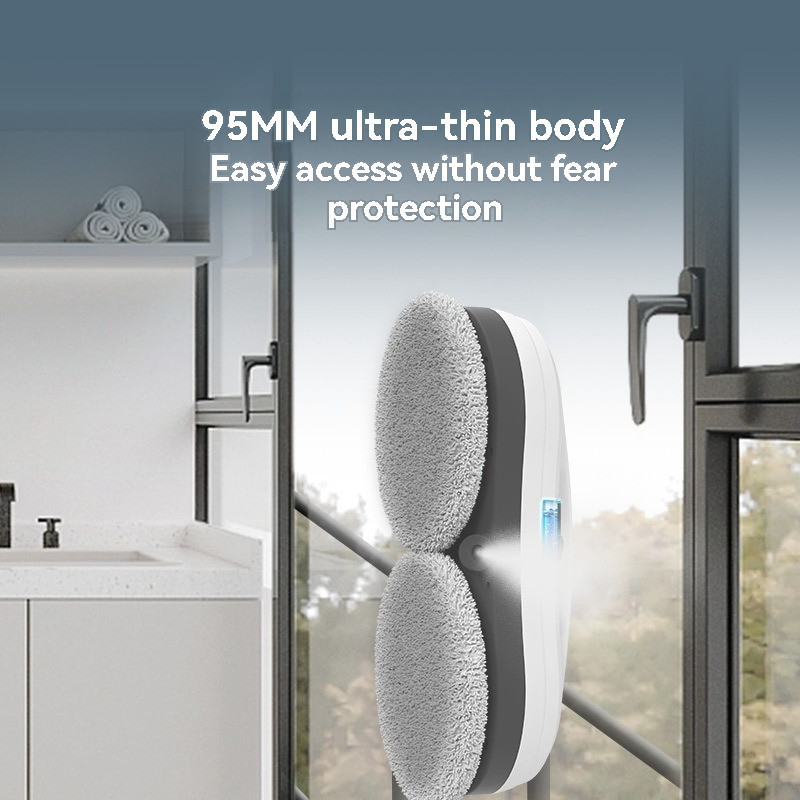 Electric Window Cleaning Robot With Auto Water Spray Smart Window ...