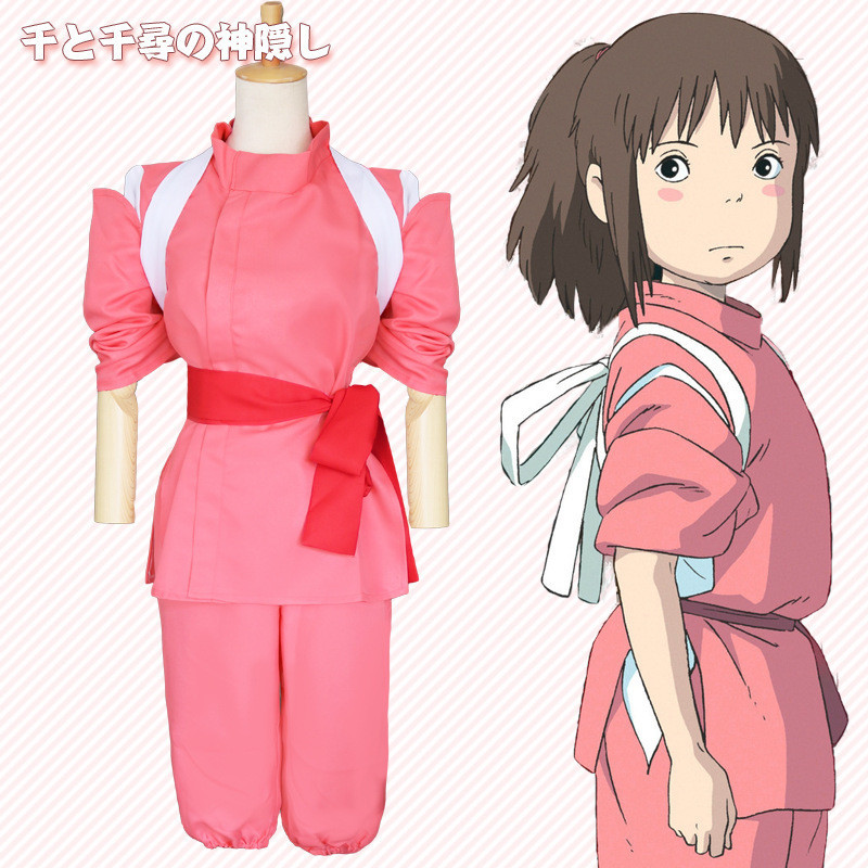 Spirited Away cosplay Ogino Chihiro Kochiro Clothes Full Set Hayao ...