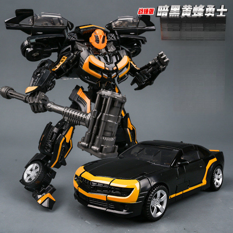 Transformers Bumblebee transforming boy toy robot battle version loss ...