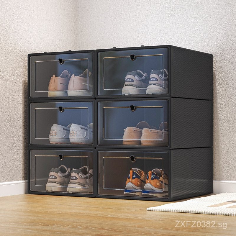 Household Dormitory Entrance Space-Saving Plastic Simple Shoe Box ...