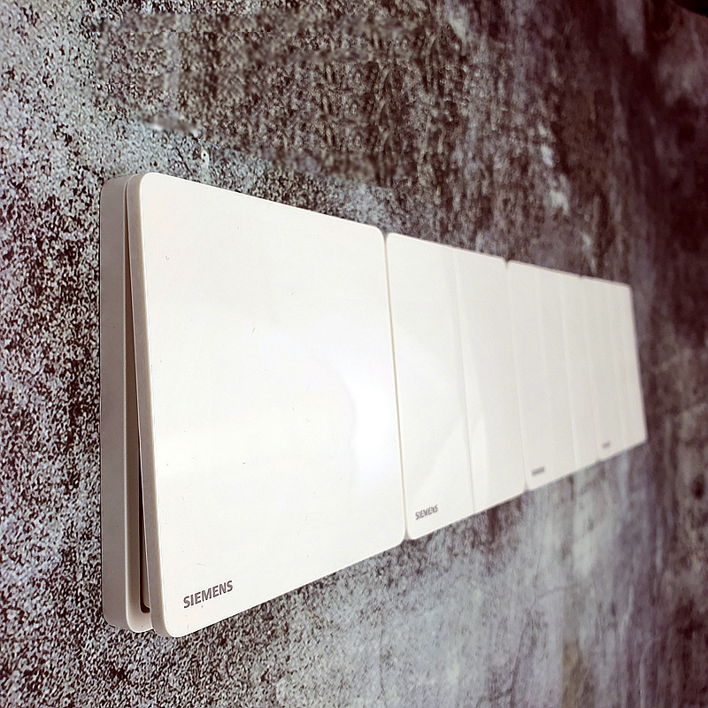 Siemens Switch Socket Rui Zhi Xuan White Rui Zhi Belt LED One Way Two ...