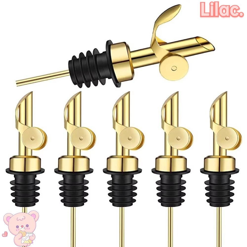 LILAC Auto Flip Cap Oil Bottle Stopper, Automatic Open Cap Kitchen Tool ...