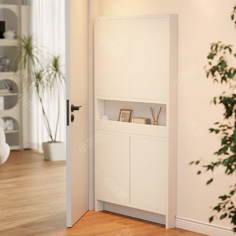 [503People Collection]Solid Wood Ultra-Thin Storage Cabinet with Door ...
