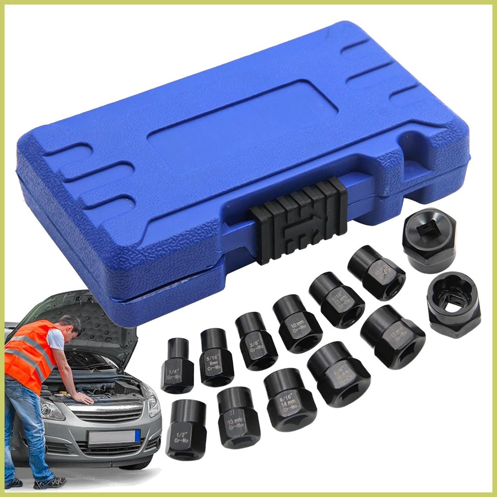Easy out Screw Extractor Set Stripped Bolt Extractor Set 13 Pieces ...