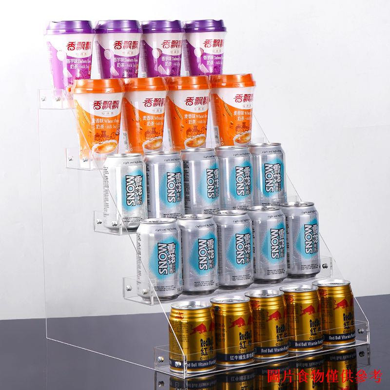 [Acrylic Ladder Display Rack] ∈ Beverage Rack Milk Tea Cup Rack Juice ...