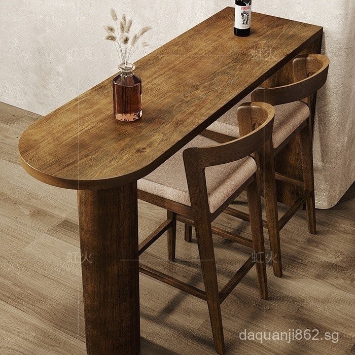 Nordic Solid Wood Designer Kitchen Island Dining Table Integrated Home ...